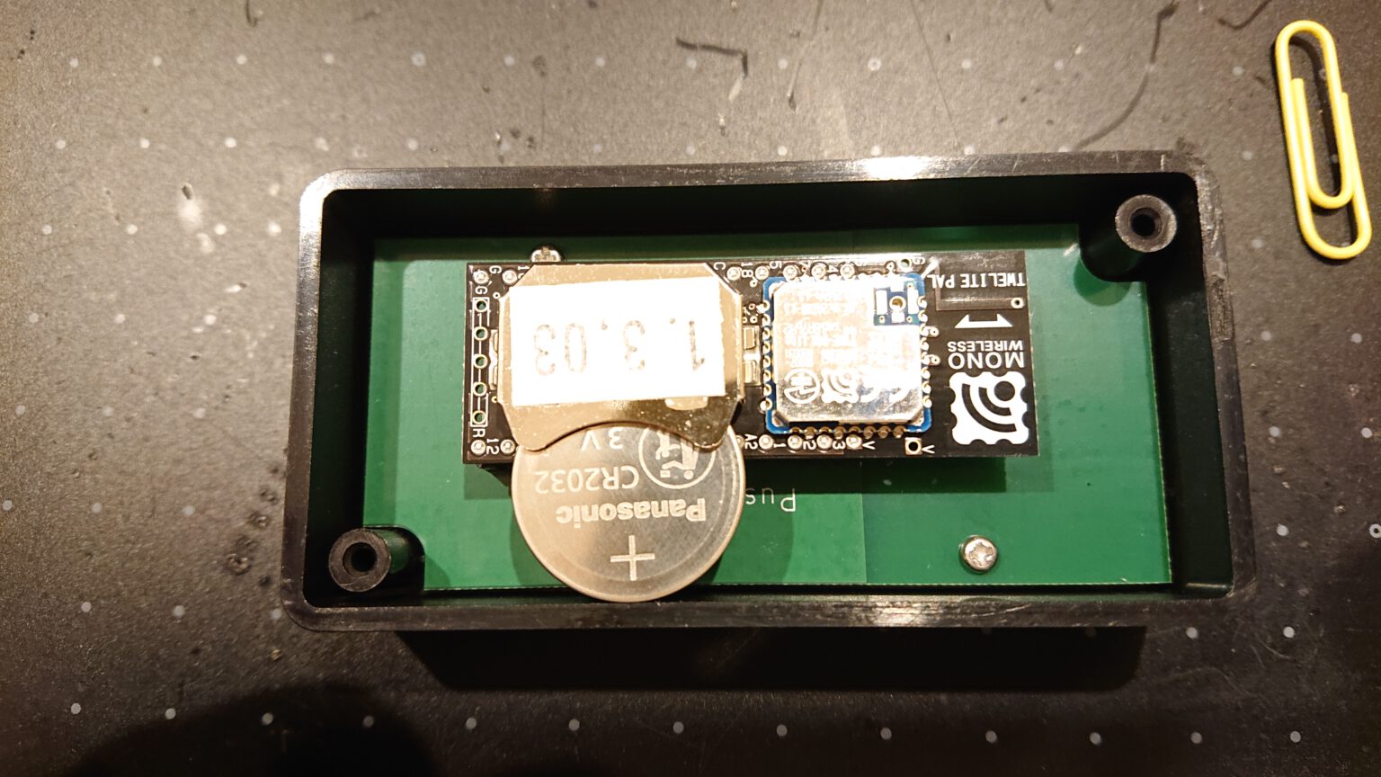 TWELITE PAL で超省電力な無線リモコンを作成してみた。 – Sasapea's Lab