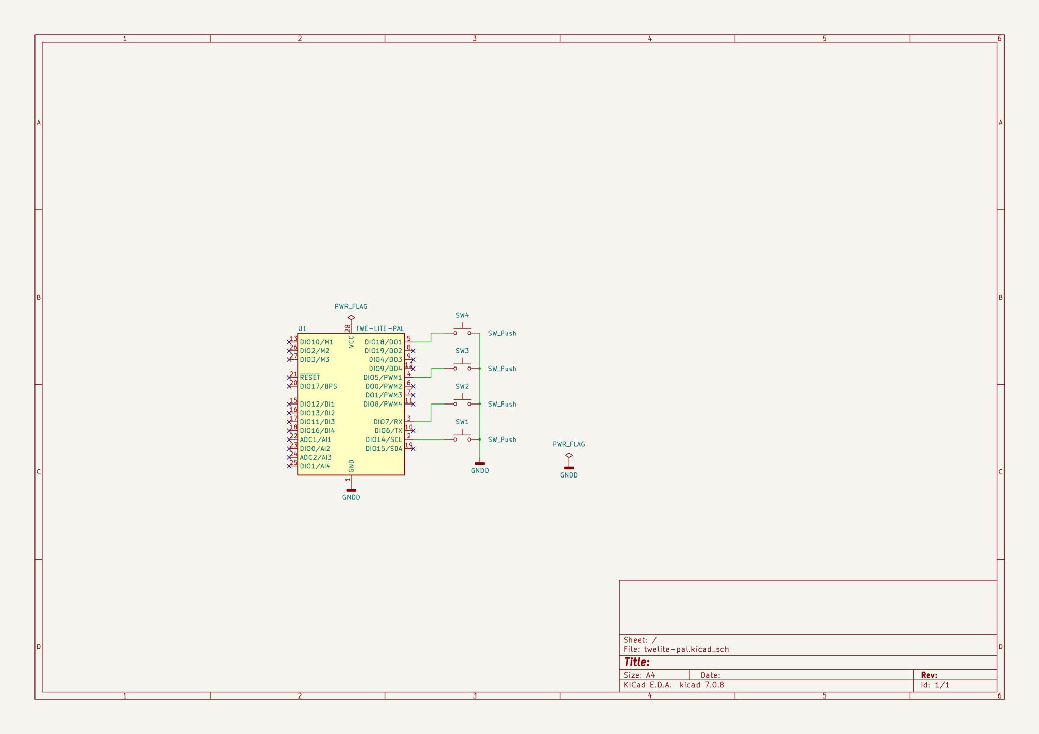 TWELITE PAL で超省電力な無線リモコンを作成してみた。 – Sasapea's Lab
